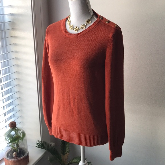 Sweaters | Vintage Burnt Orange Sweater | Poshmark